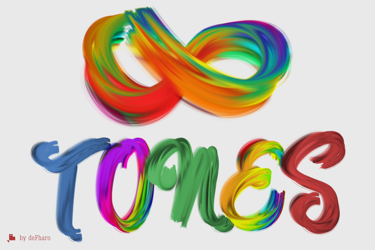 MultiBrush Color Alphabet, an Object Graphic by deFharo