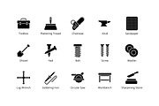 Tools, a Solid Icon by vectorstank