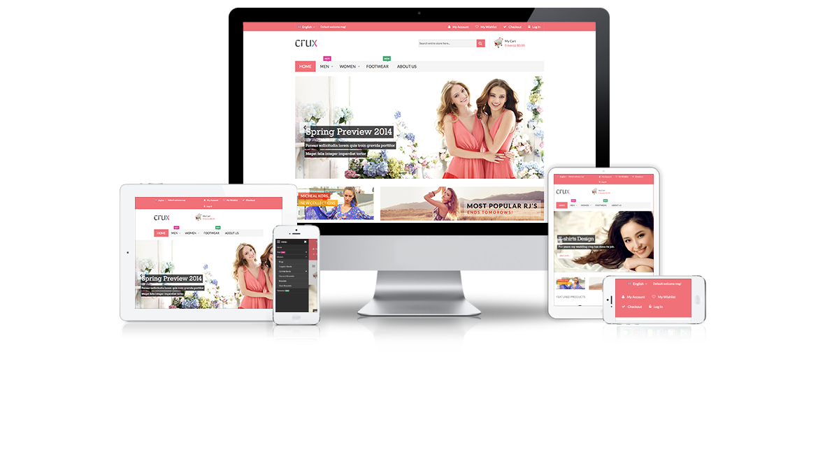 Responsive magento theme MT Crux, a Bootstrap Template by zootemplate