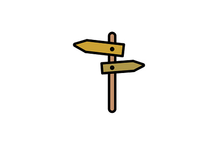 magnet vector color icon, an Outline Icon by Anno Urbis