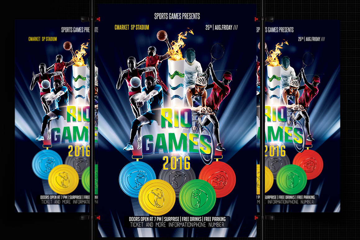 Sports Games, a Flyer Template by Basez Flyers