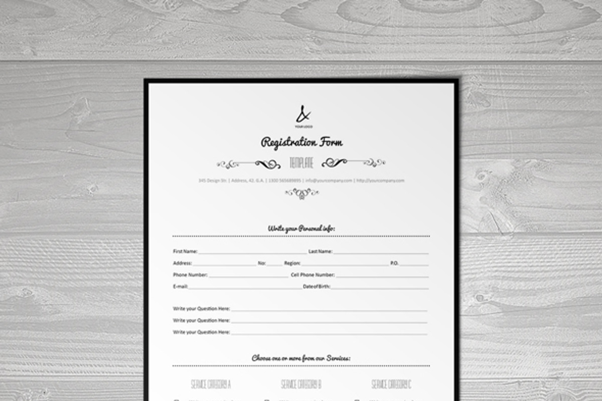 Registration Form Template v2, a Templates & Theme by Keboto