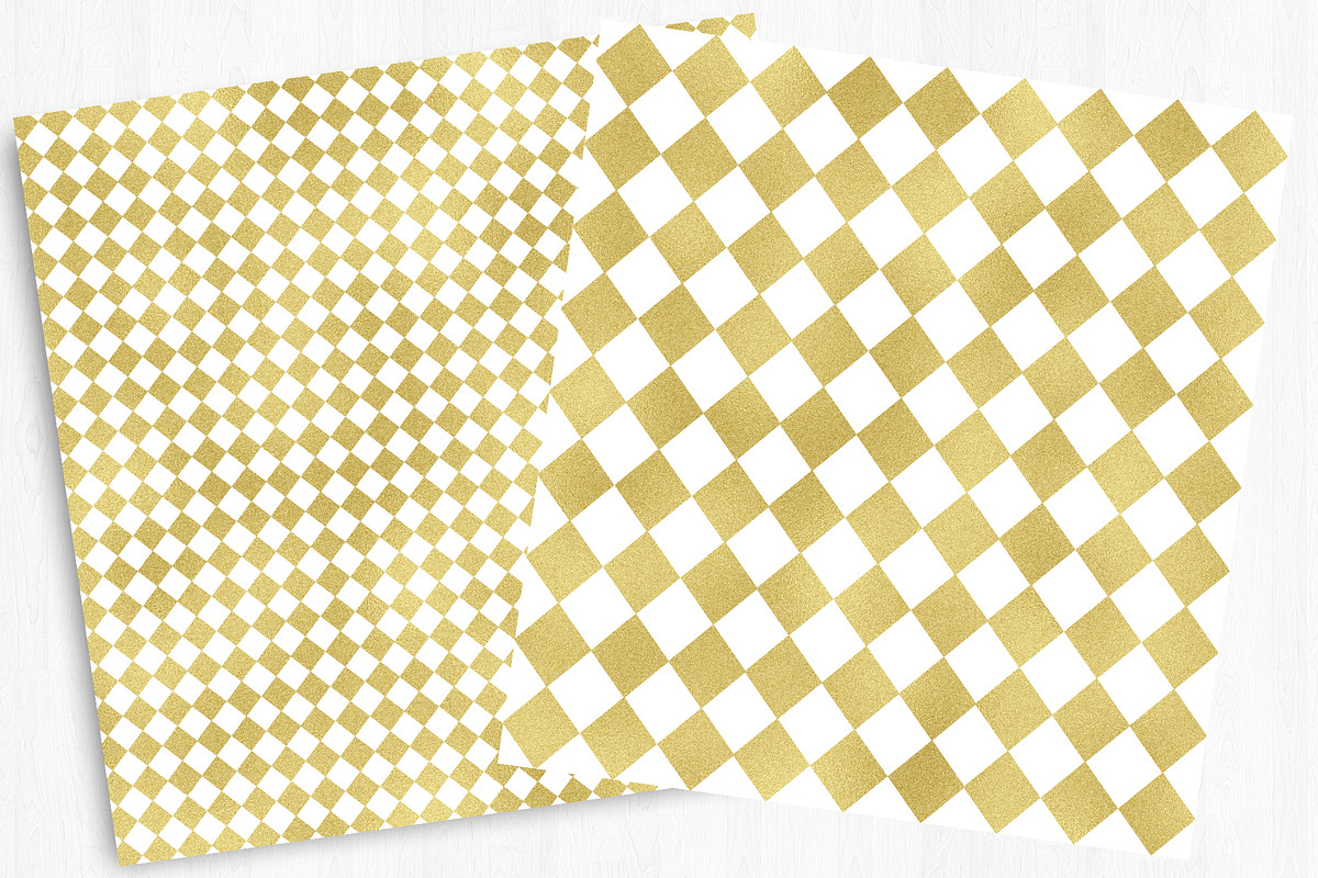 Gold Digital Paper, Gold Background, a Pattern Graphic by BonaDesigns