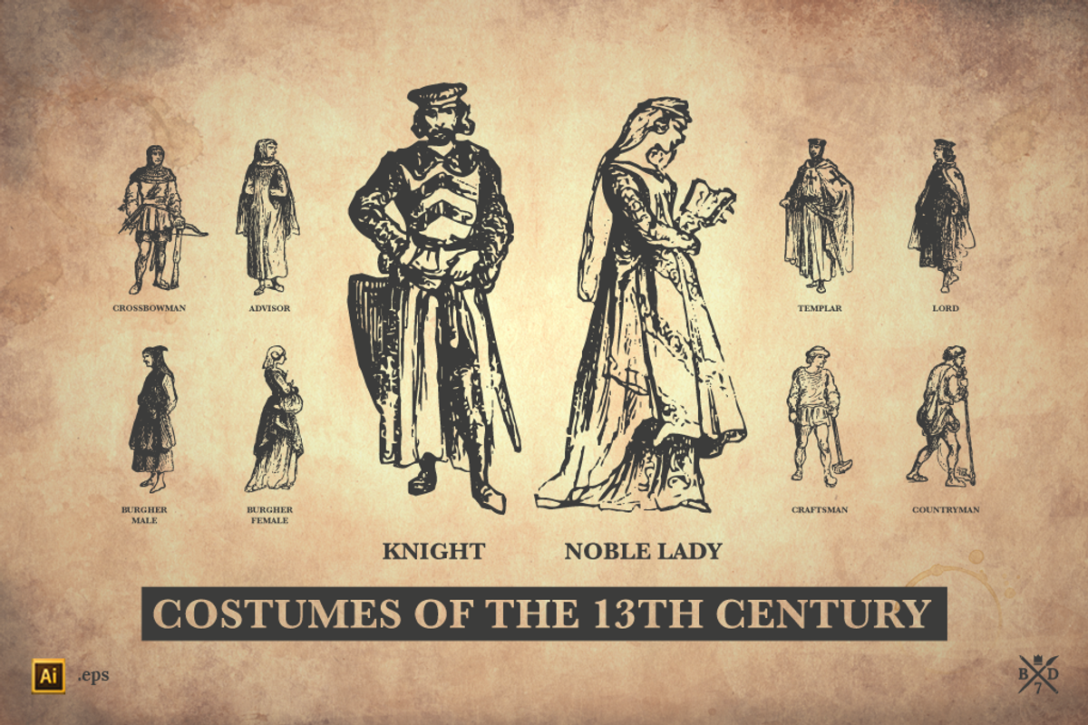 28 Historical Graphics, a Person Illustration by Basari Design