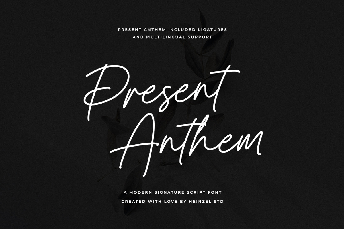 Present Anthem Handwritten Font