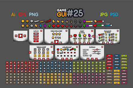 Game GUI #21 | Graphics ~ Creative Market