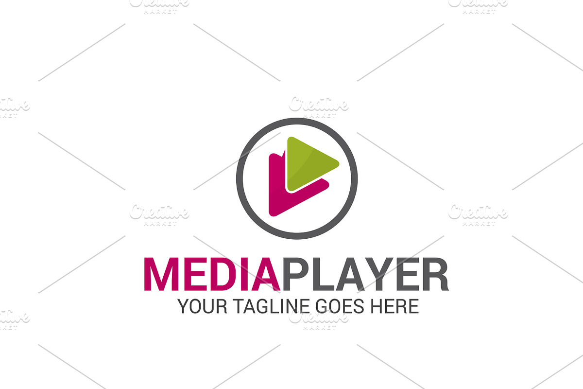 Media Player Logo, a Branding & Logo Template by XpertgraphicD