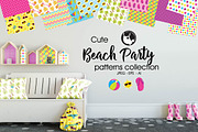 BEACH PARTY Pattern collection, a Pattern Graphic by PrettyPatterns
