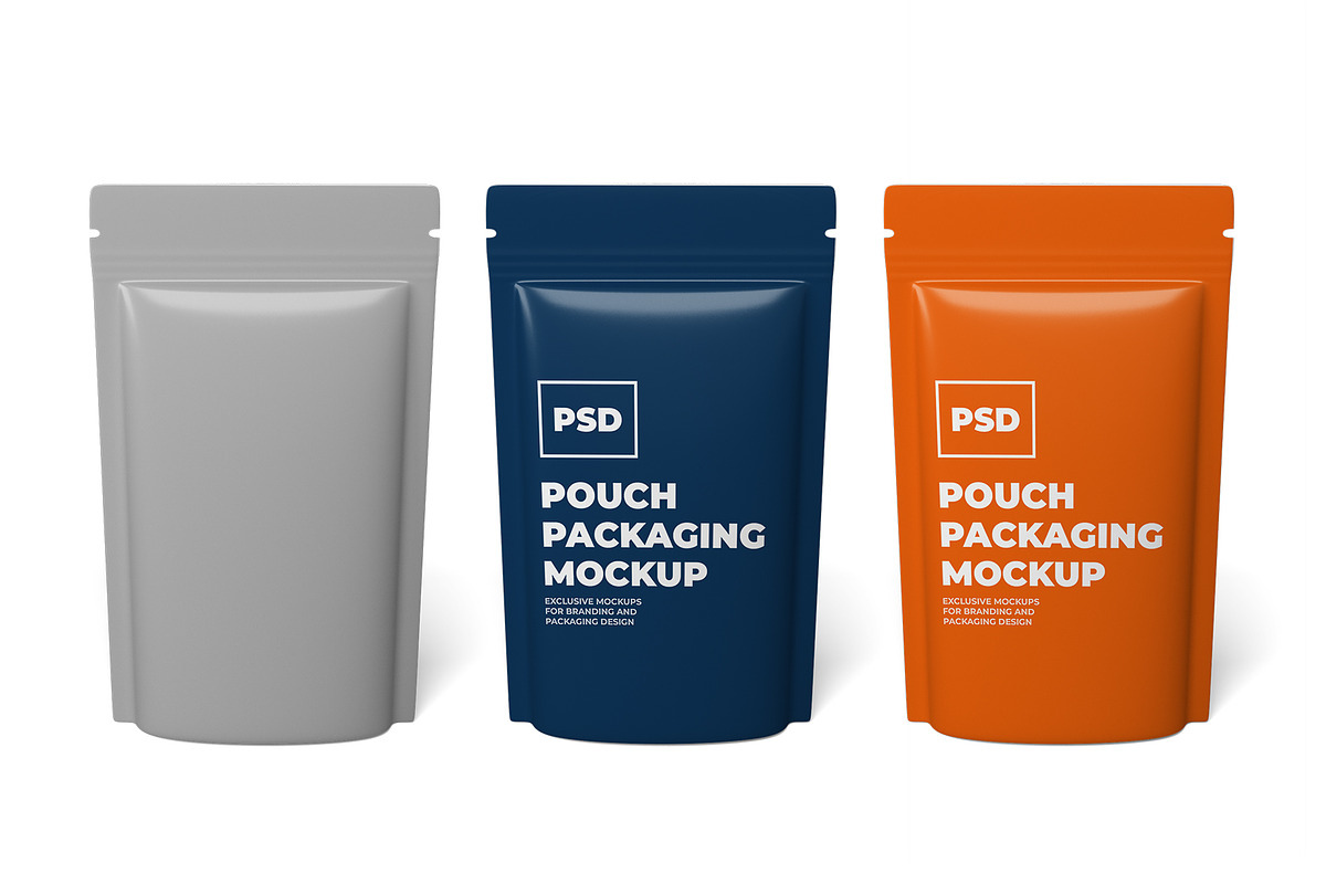 Pouch Packaging Mockup