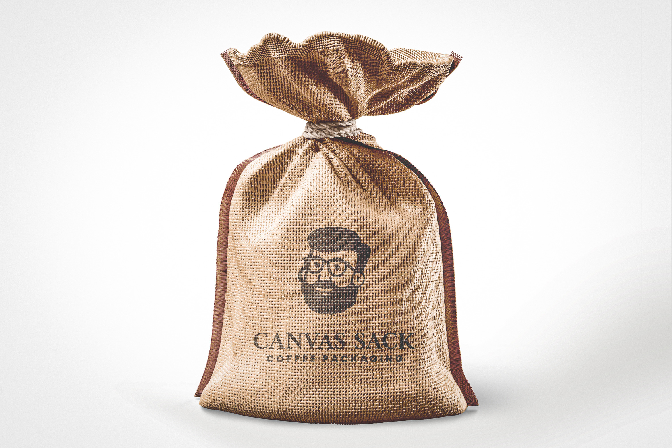 Canvas Sack Bag Mockup, a Packaging Mockup by Designer Dude | Creative ...