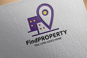 Find Property Logo Template, a Branding & Logo Template by salmon.black