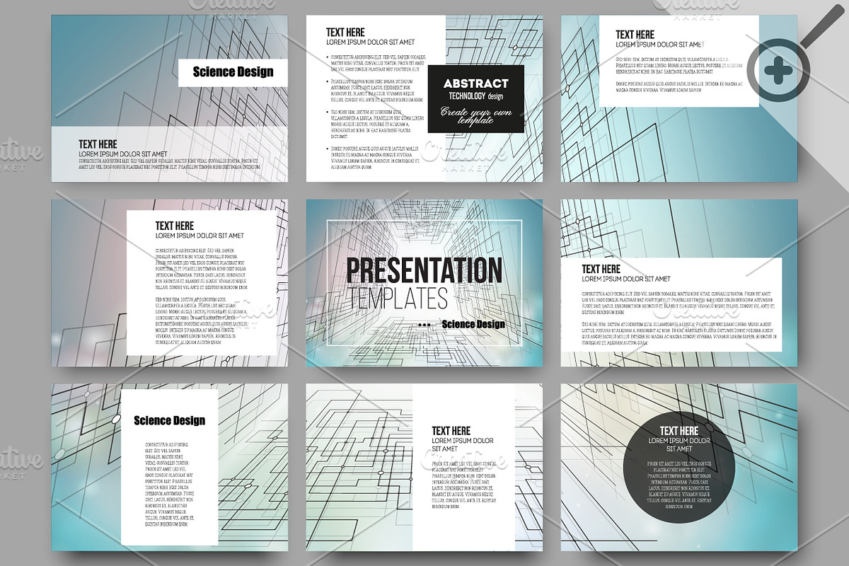 Set of 36 vector templates, a Decorative Illustration by VectorShop ...