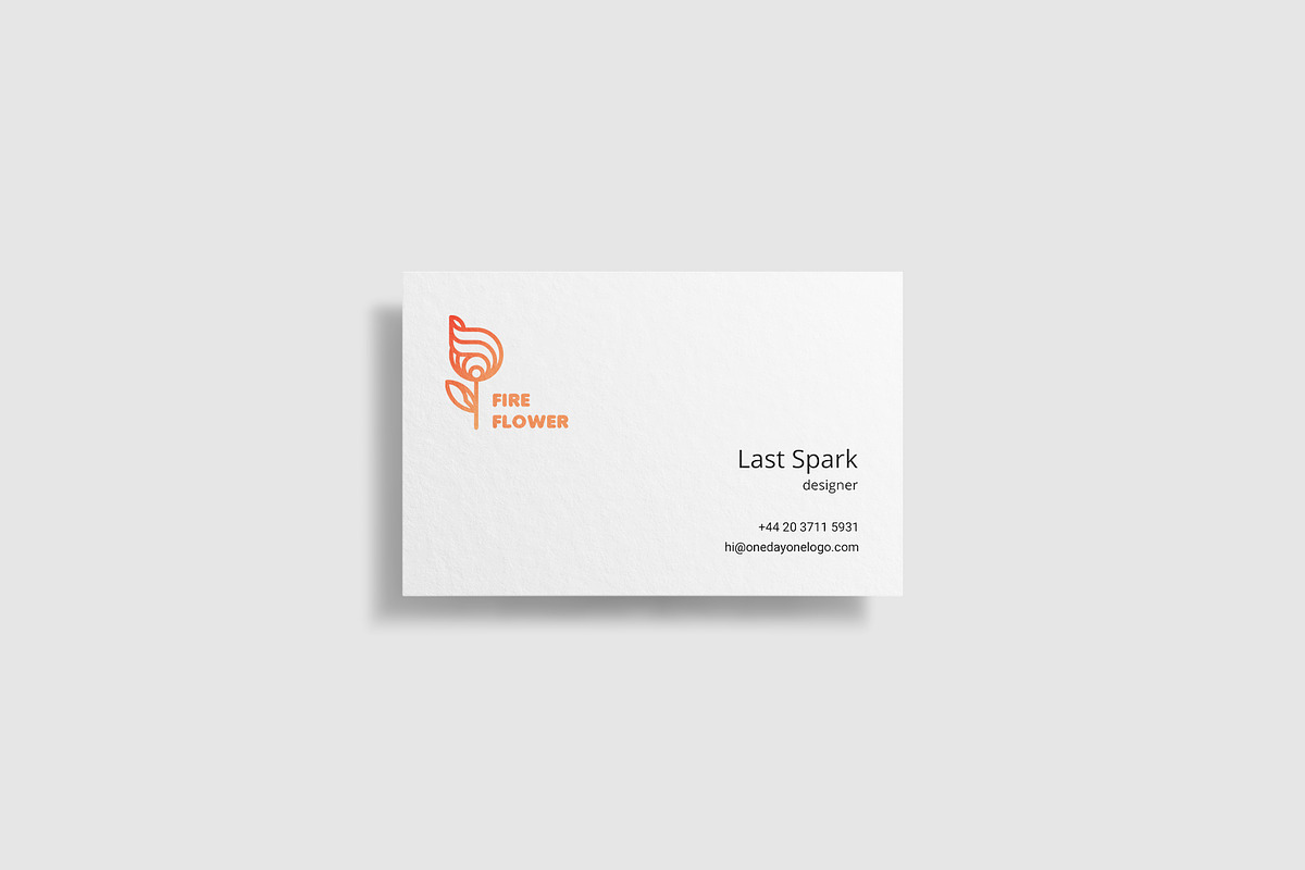 Fire Flower Logo, a Branding & Logo Template by Last Spark