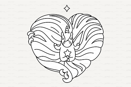 vector cute kids icons, an Outline Icon by WINDmade