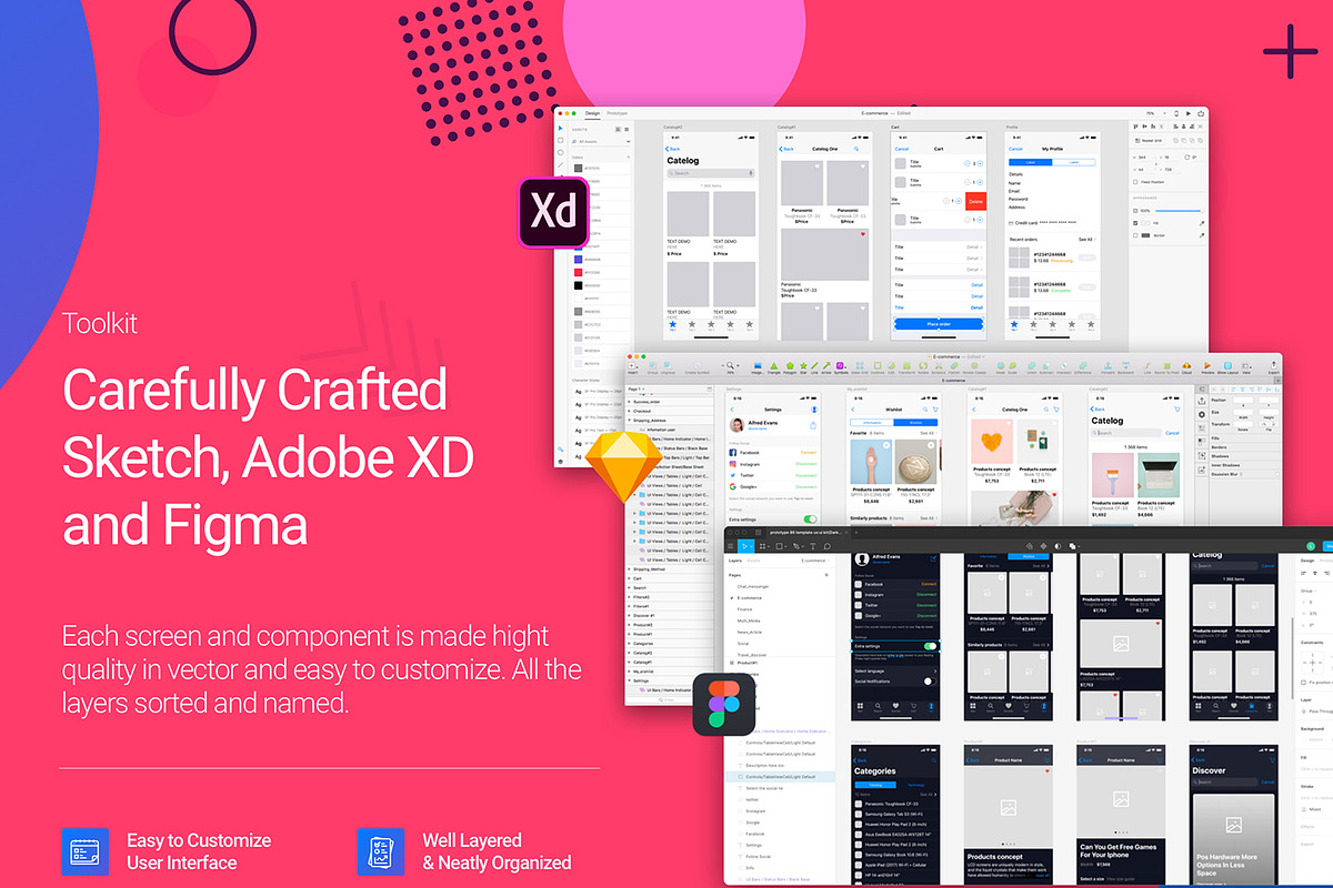 Prototype 86 Template UX/UI Kit, an UI Kit Template by App for Mobile ...
