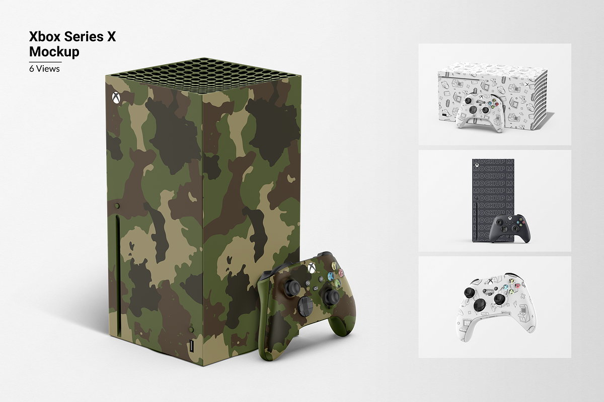 Xbox Series X Mockup, a Product Mockup by Mockupdaddy