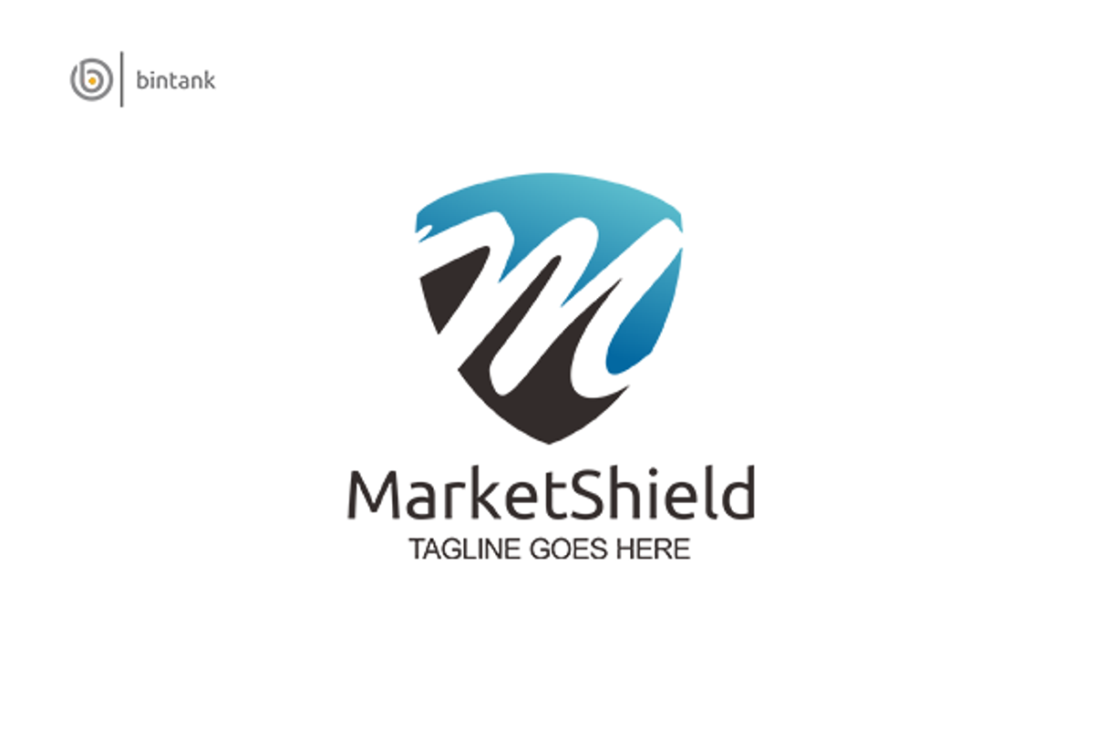 M Shield Logo, a Branding & Logo Template by Bintank Studio