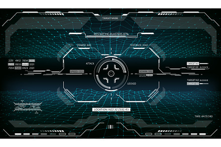 HUD target aim control, a Templates & Theme by Vector Tradition