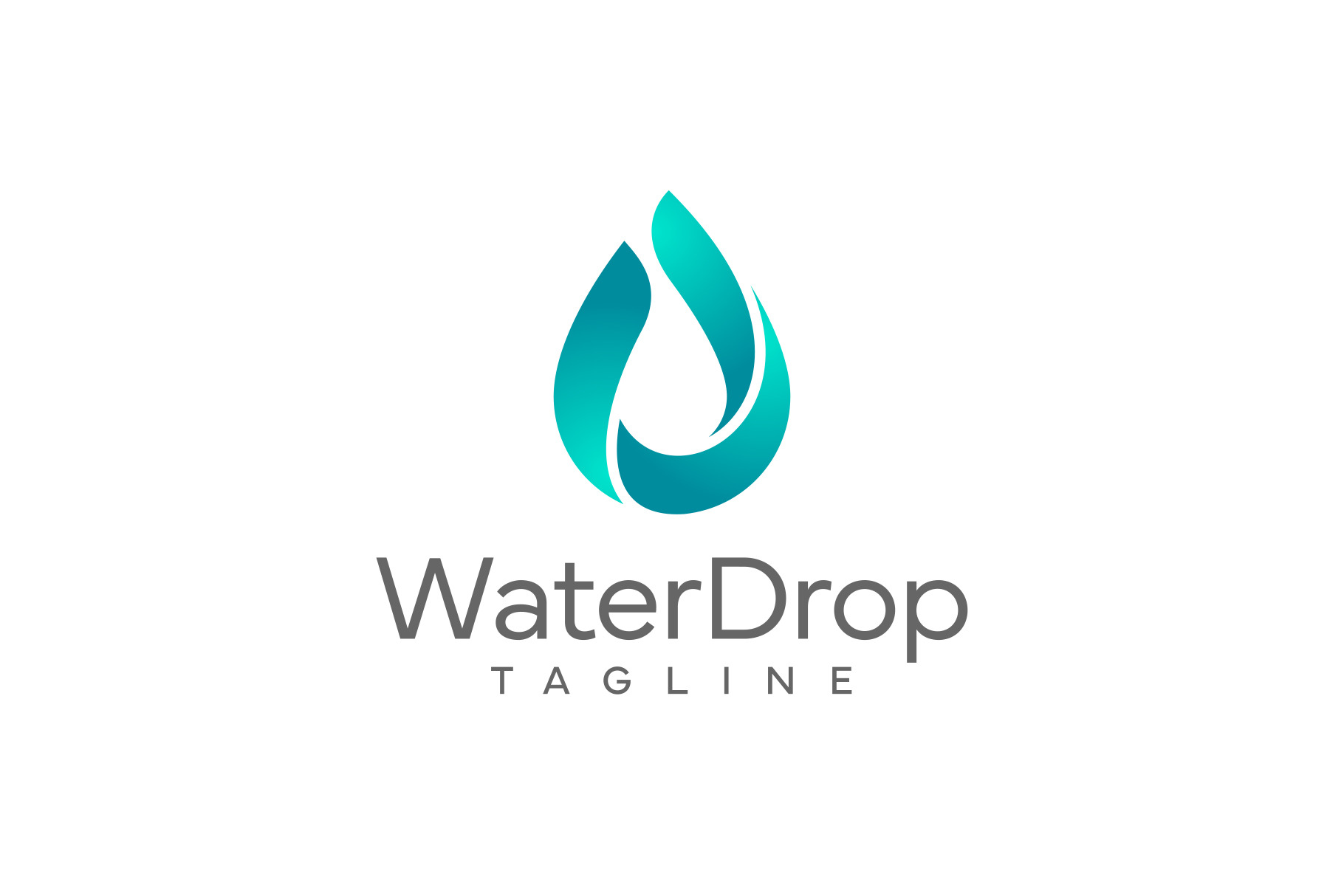 Water Drop Logo Vector Aqua Symbol, a Branding & Logo Template by ...