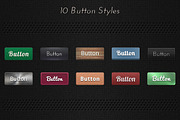 10 Button Styles, a Templates & Theme by eql