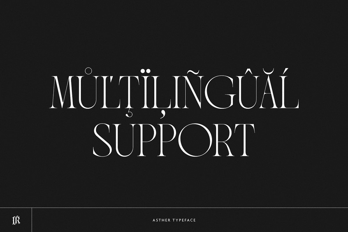 Asther - Fashion Font, a Serif Font by Ivan Rosenberg