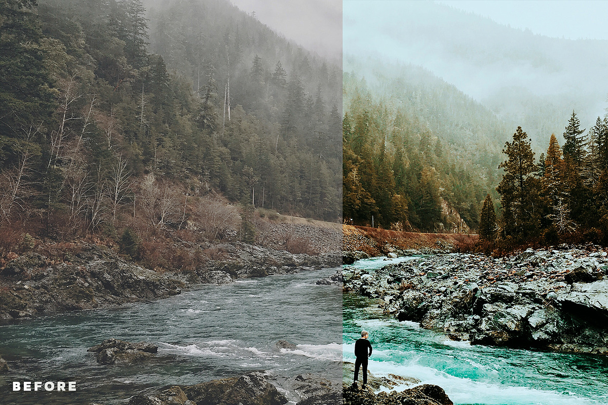 Outdoors LUTs for Color Grading, an Action Add-On by Presetsh.com