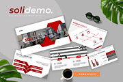 Solidemo Pitch Deck Powerpoint, a Presentation Template by TMint Creative | Creative Market
