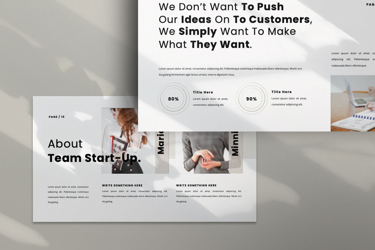 Start-up Powerpoint Template, a Presentation Template by Portocraft
