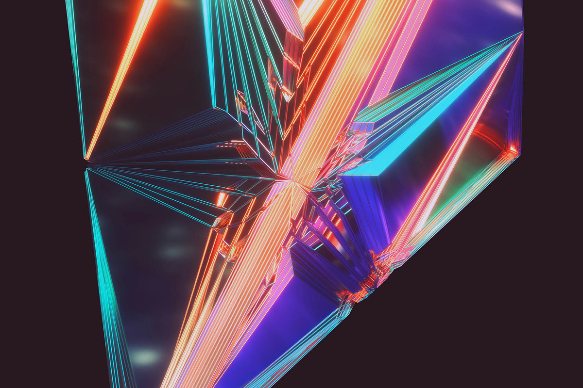 Stratus: Fragmented Forms, an Object Graphic by RuleByArt | Creative Market