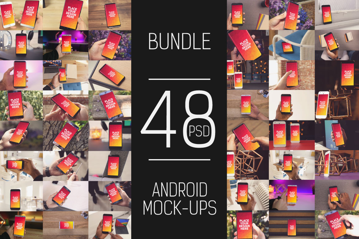 48 PSD Android Display Mock-up, an Android Mockup by Laura | Creative ...