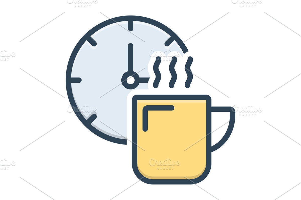 Break cup color icon, an Icon by Creative priyanka | Creative Market