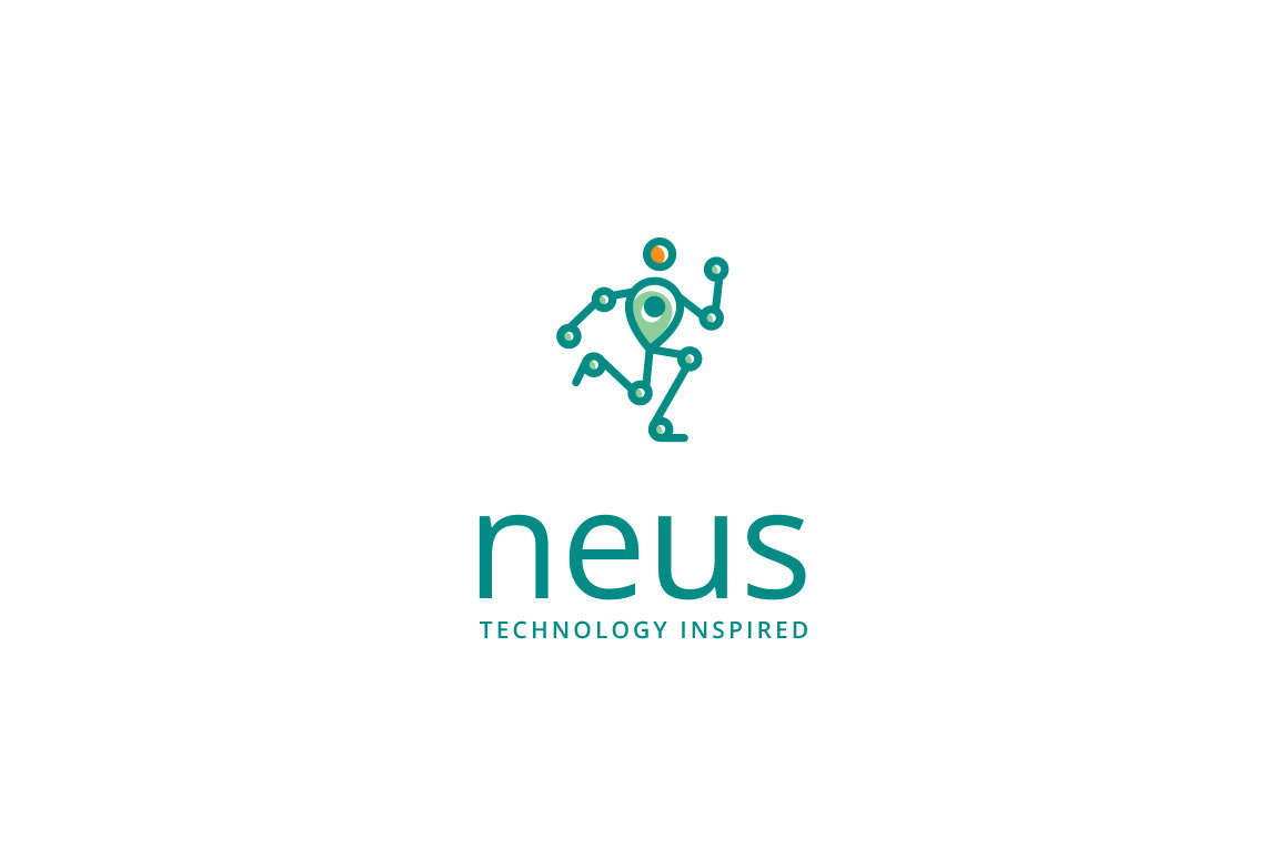Neus Robot Cyborg Logo, a Branding & Logo Template by Tovarkovdesign