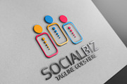 Sociale Logo, a Branding & Logo Template by Josuf Media