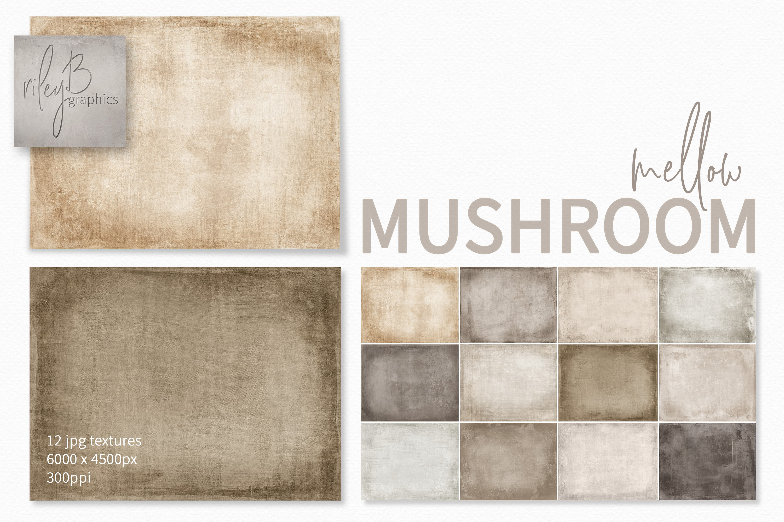 Mellow Mushroom Textures, a Texture Graphic by rileyBgraphics