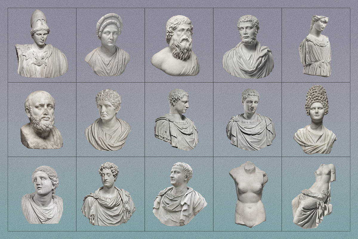 Greek & Roman Sculpture Collection, an Object Graphic by Graphic Goods