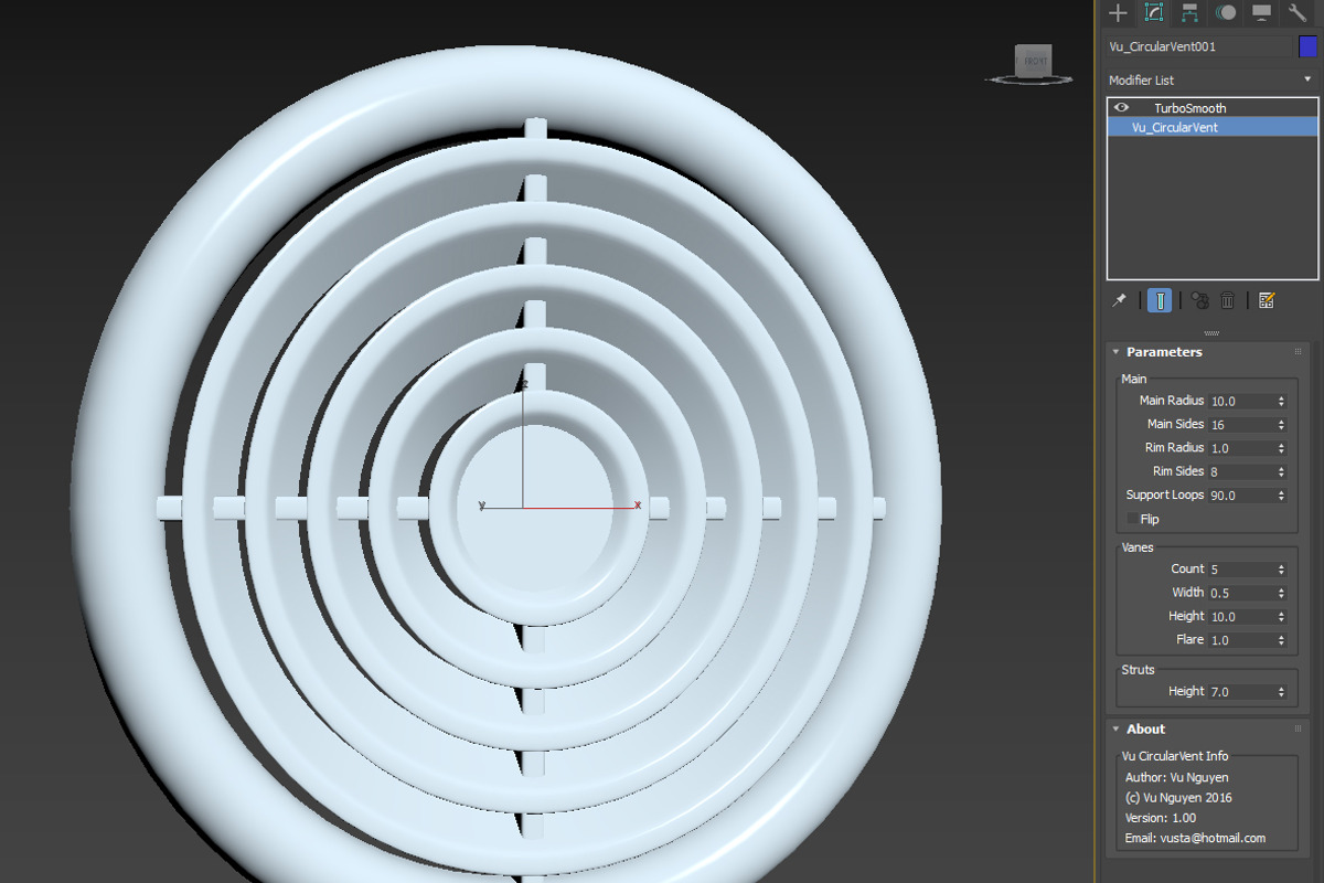 MCG Vents, an Object 3D Model by Candy Shop