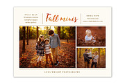 Fall mini session template, a Flyer Template by OtoStudio
