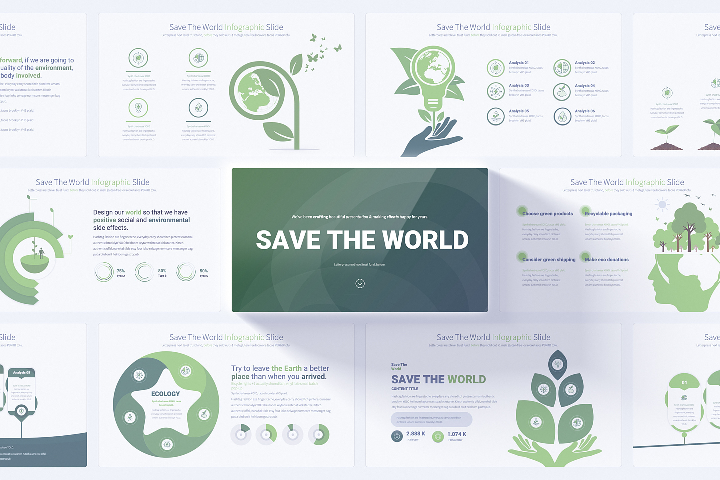 Save The World Power Point, a Presentation Template by Pulsecolor ...