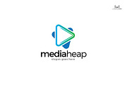 Media Heap Logo | Branding & Logo Templates ~ Creative Market