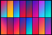 Gradient Color Palette Bundle, a Poster Template by Digital Studio
