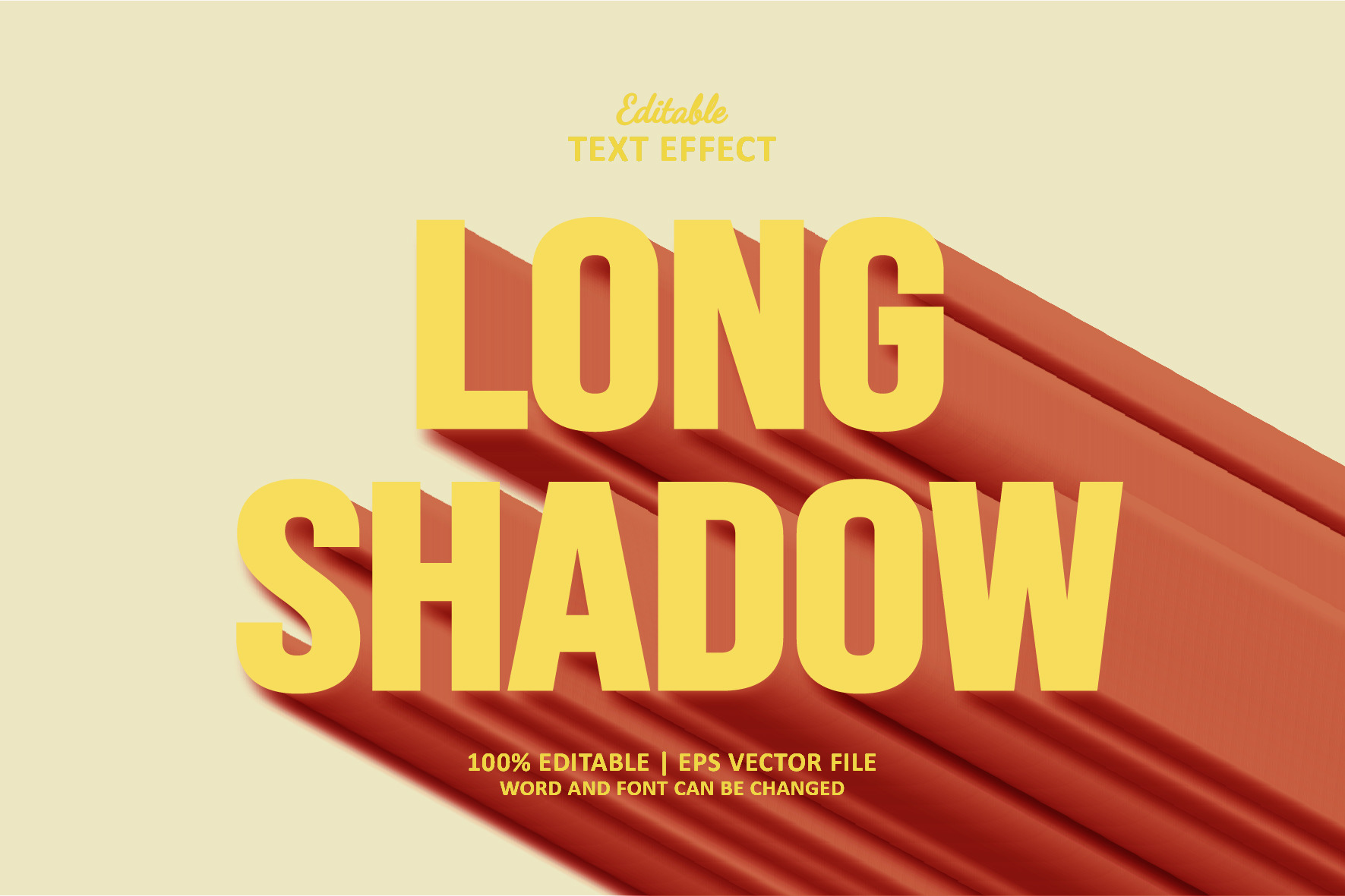 Text Effect Long Shadow, a Layer Style Add-On by Navy Graphic