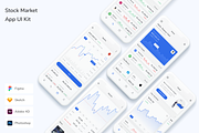 Stock Market App UI Kit, an UI Kit Template by Betush