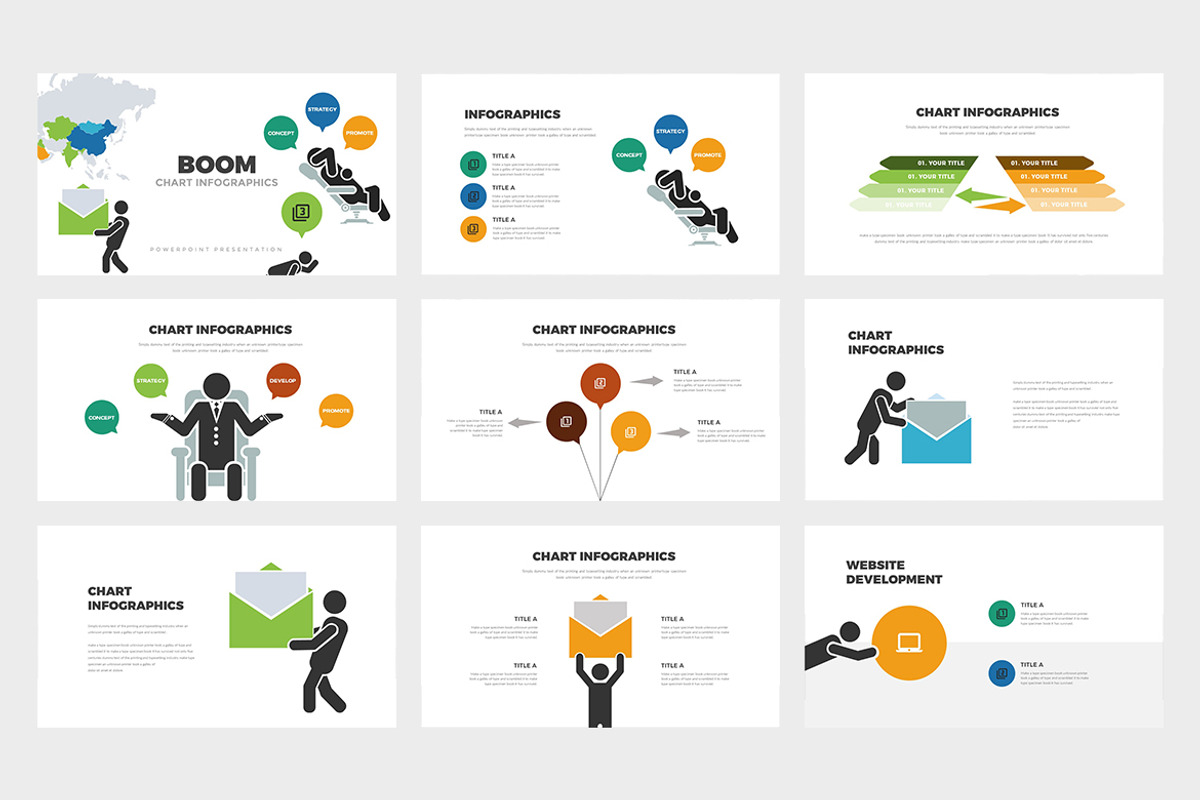 Boom : Charts Infographics Keynote, a Presentation Template by Punkl Camp