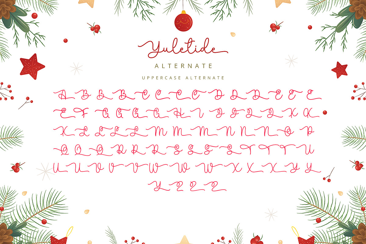Yuletide - Handwritten Font