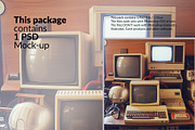 Vintage Computer Mockup, a Mac Mockup by mock-ups