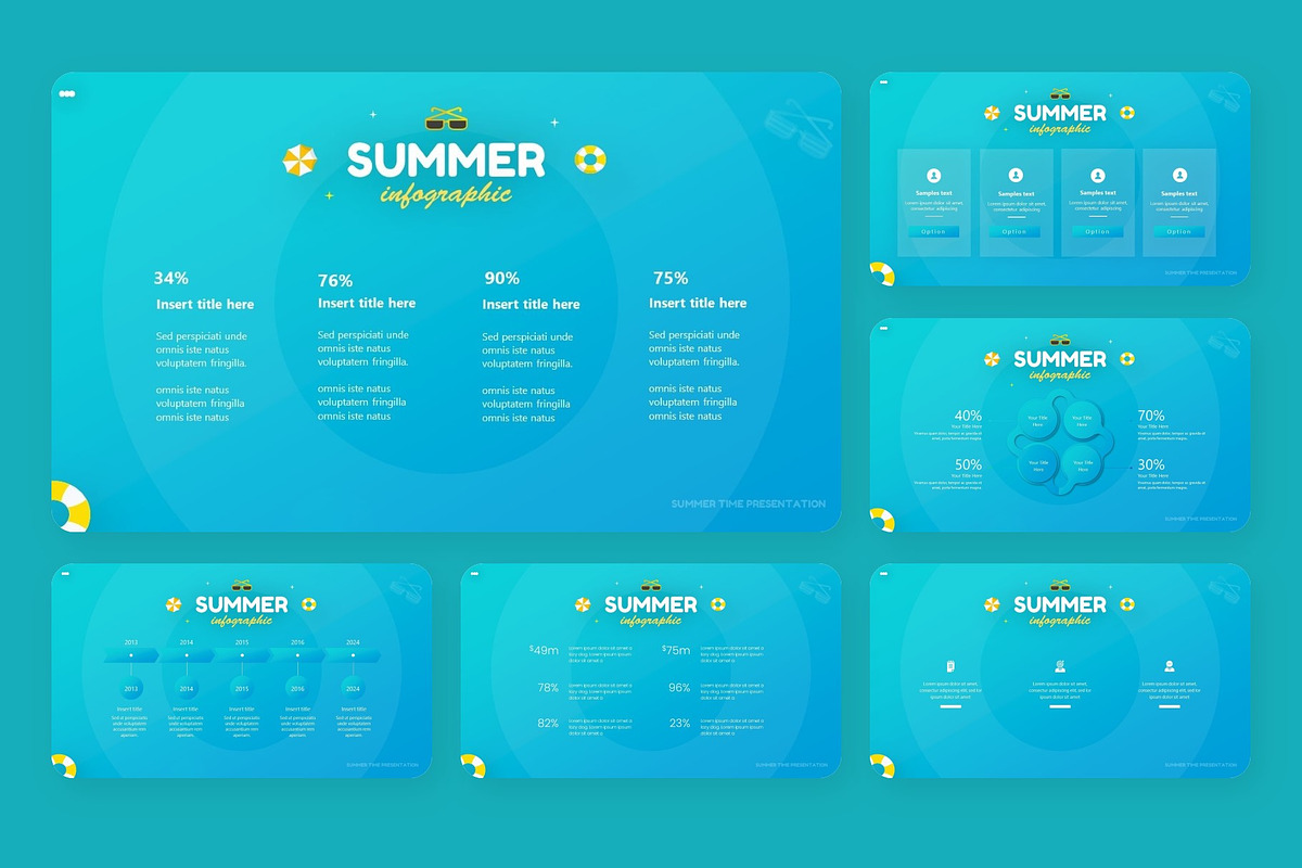 Summer Vacation Powerpoint, a Presentation Template by CleversiteStd