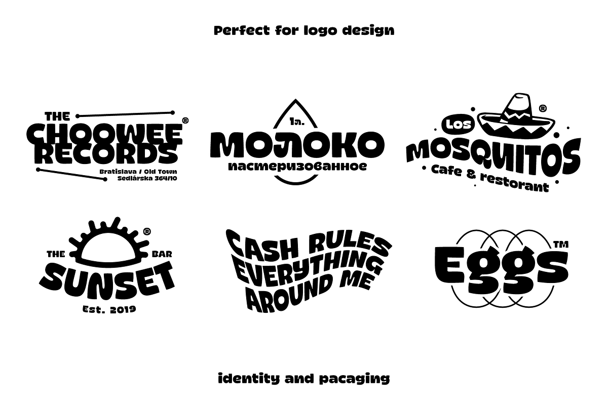 Choowee Typeface, a Font by TypeMate