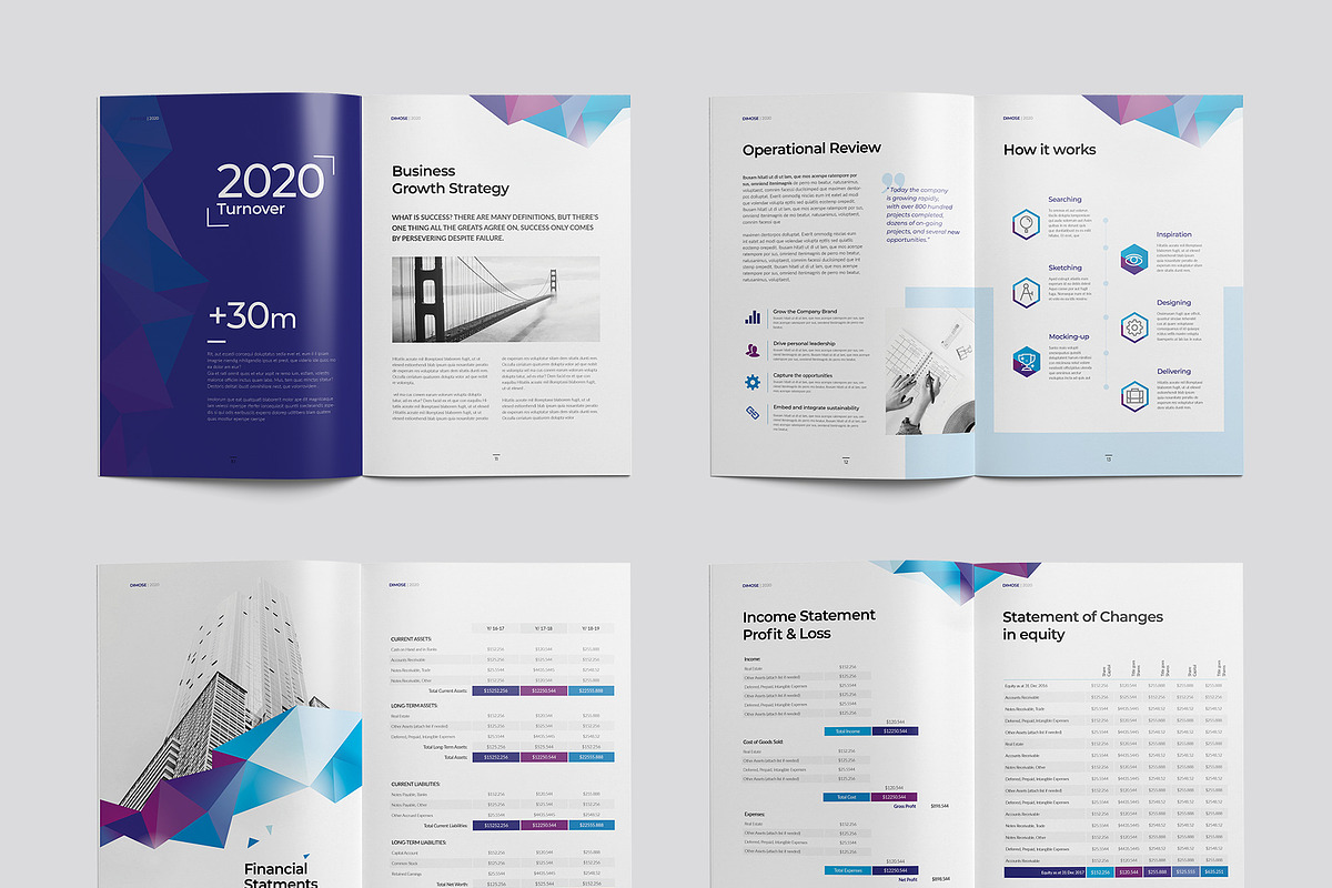 Crysta Annual Report, a Brochure Template by BrochuresFactory