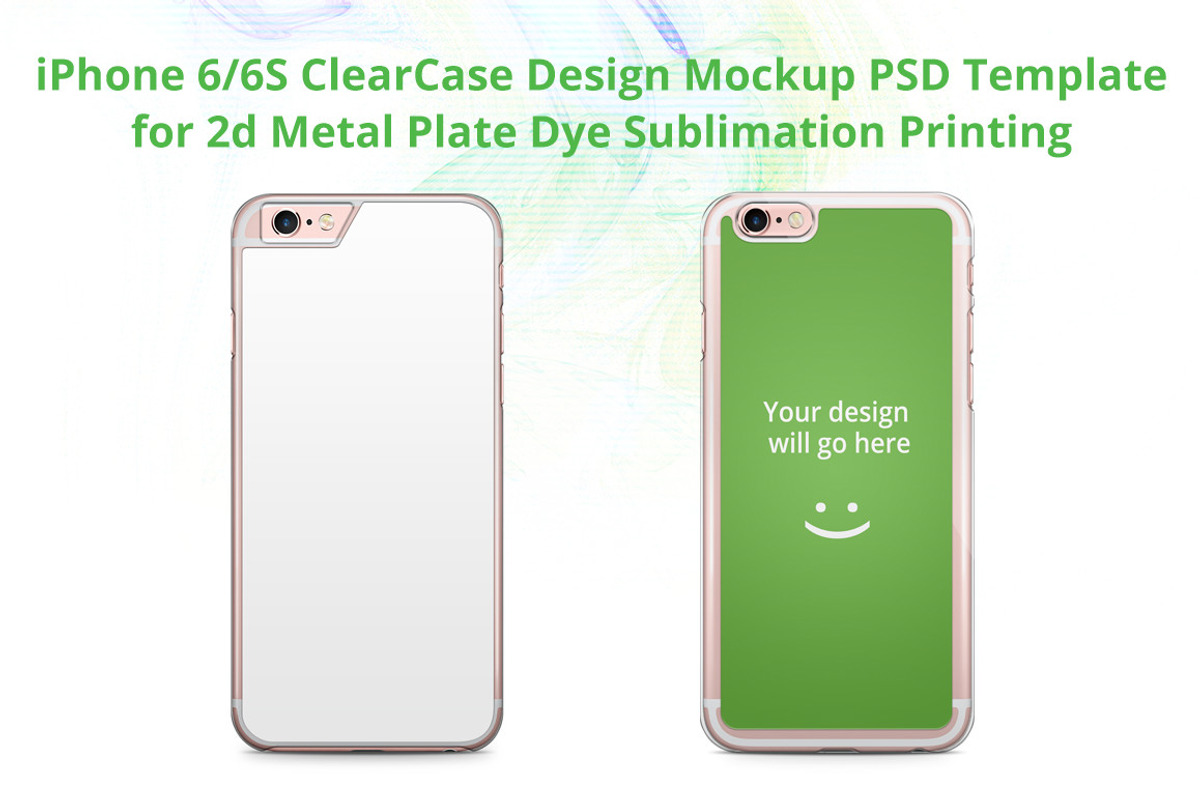 iPhone 6-6s ClearCase Design Mock-up, a Product Mockup by VecRas