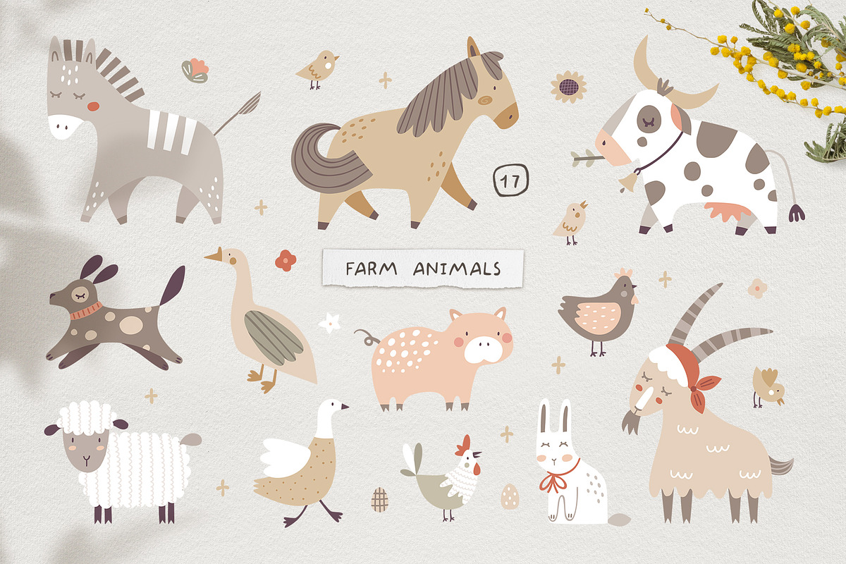 Busy Farm - Farm Animals
